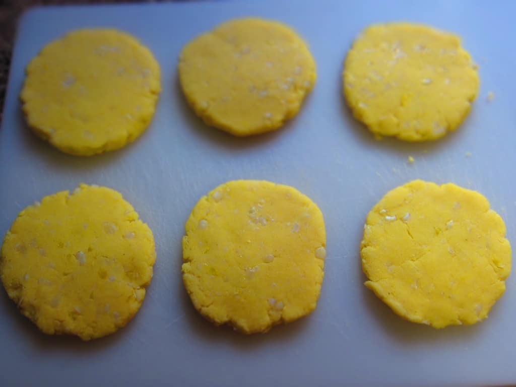 Sweet Corn Arepas with Tomato Corn Salsa | Babaganosh