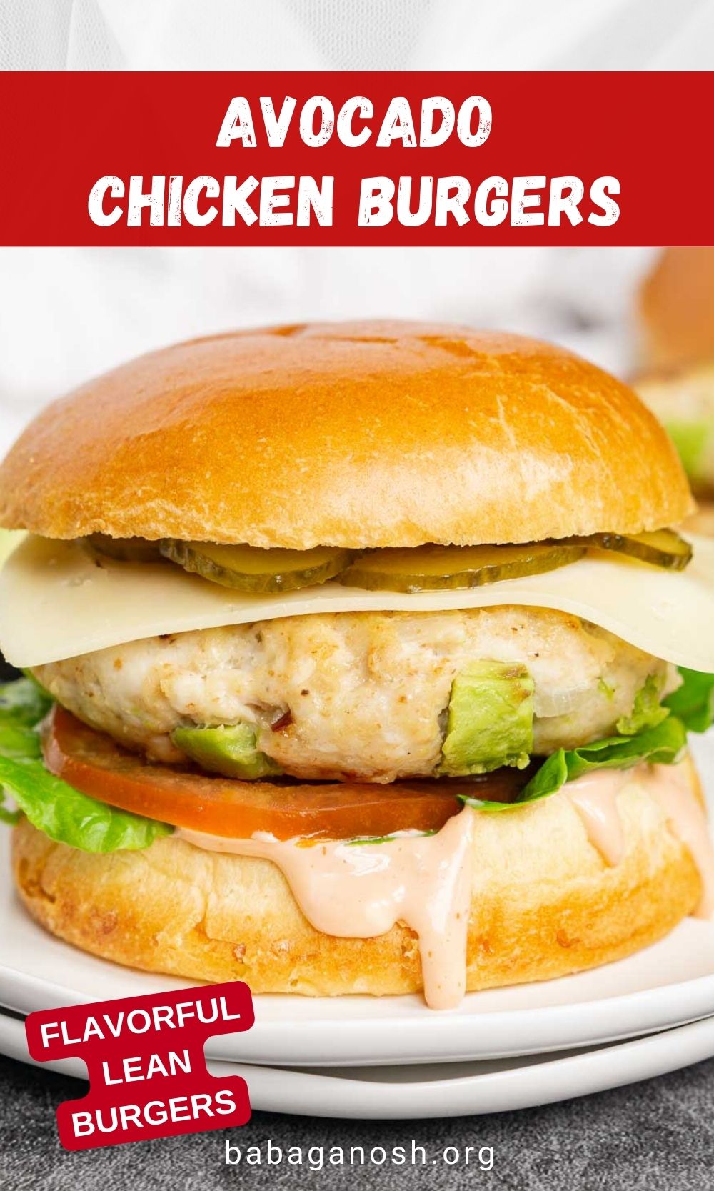 Avocado Chicken Burgers | Babaganosh