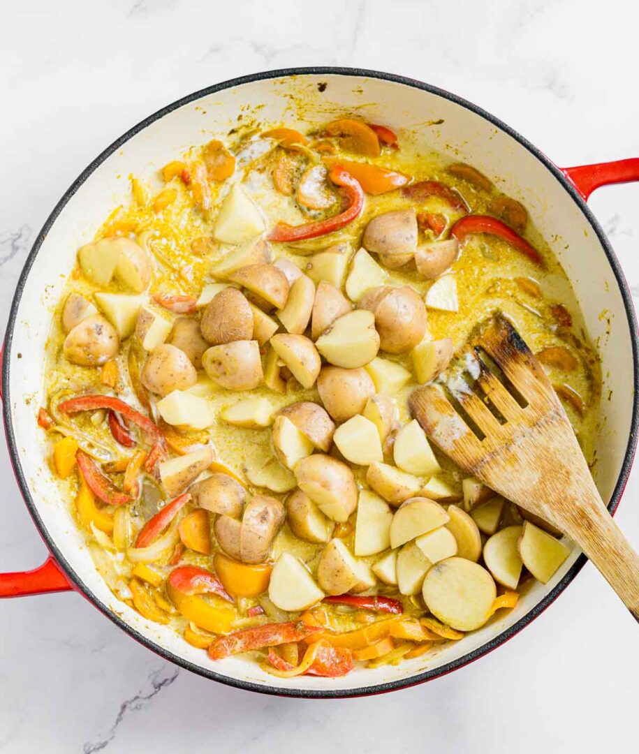 Thai Coconut Fish Curry with Veggies | Babaganosh