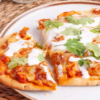 Tikka Masala Pizza (With Chicken or Vegetarian) | Babaganosh