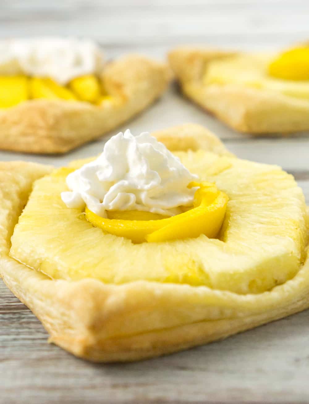 Pineapple and Mango Puff Pastry Squares | Babaganosh