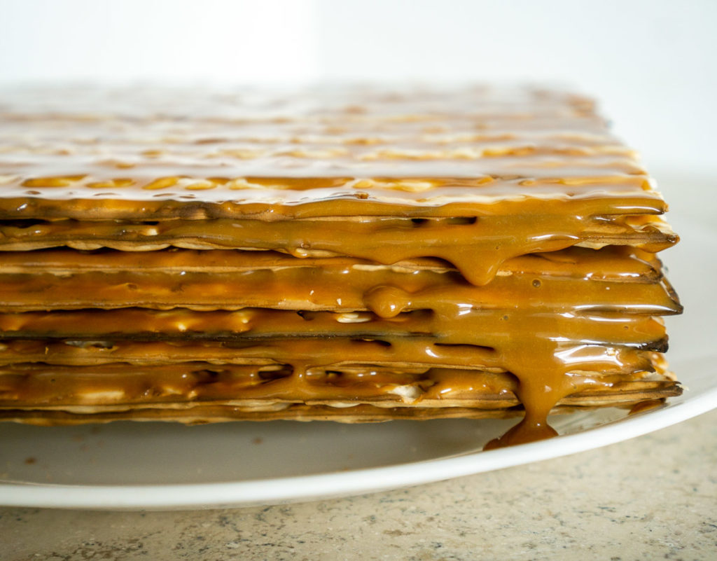 Easy Passover Dessert - 3 Ingredient Matzo Cake | Babaganosh