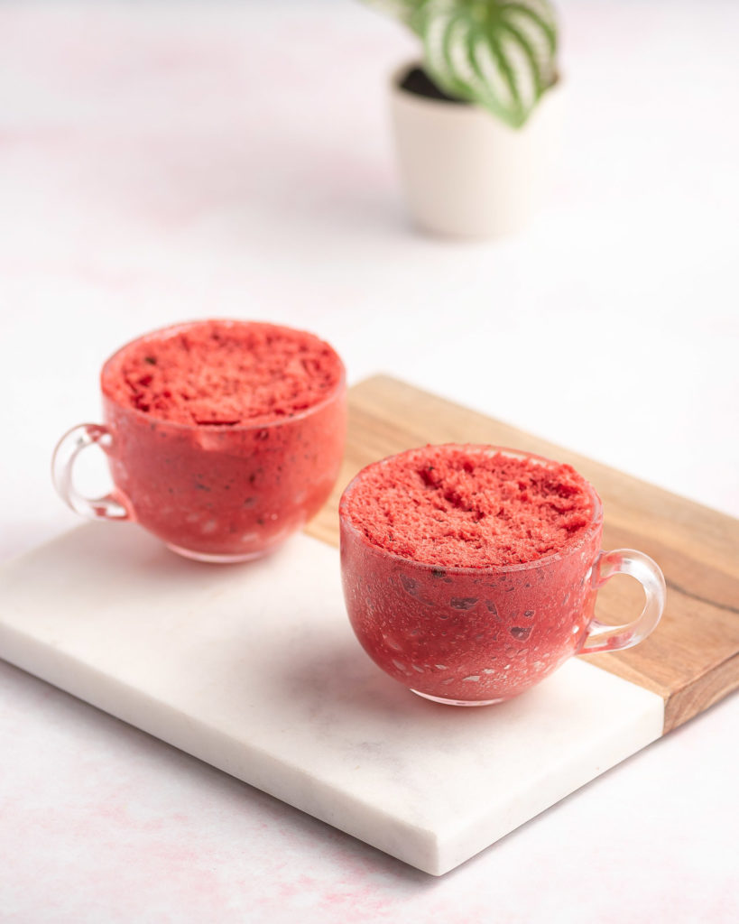 Easy Red Velvet Mug Cake for Two | Babaganosh
