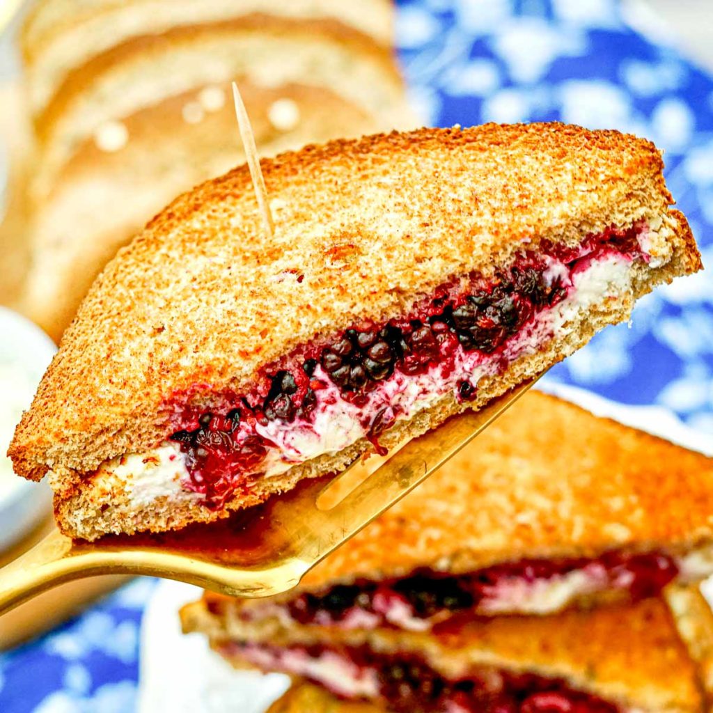 Blackberry Goat Cheese Grilled Cheese | Babaganosh
