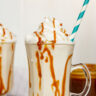 Boozy Bourbon Milkshake with Bourbon Caramel Sauce | Babaganosh