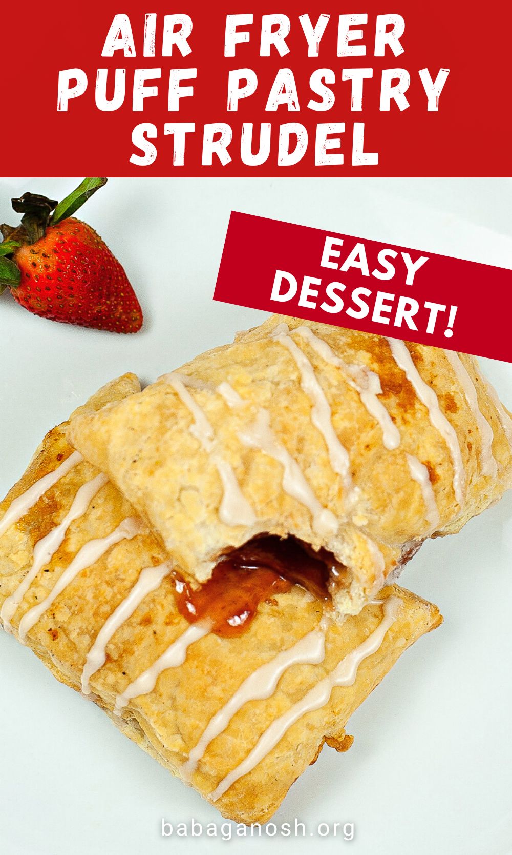 Air Fryer Puff Pastry Toaster Strudel | Babaganosh