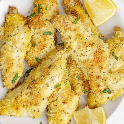 Crispy Baked Perch | Babaganosh