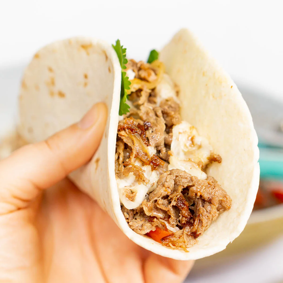 Philly Cheesesteak Tacos | Babaganosh