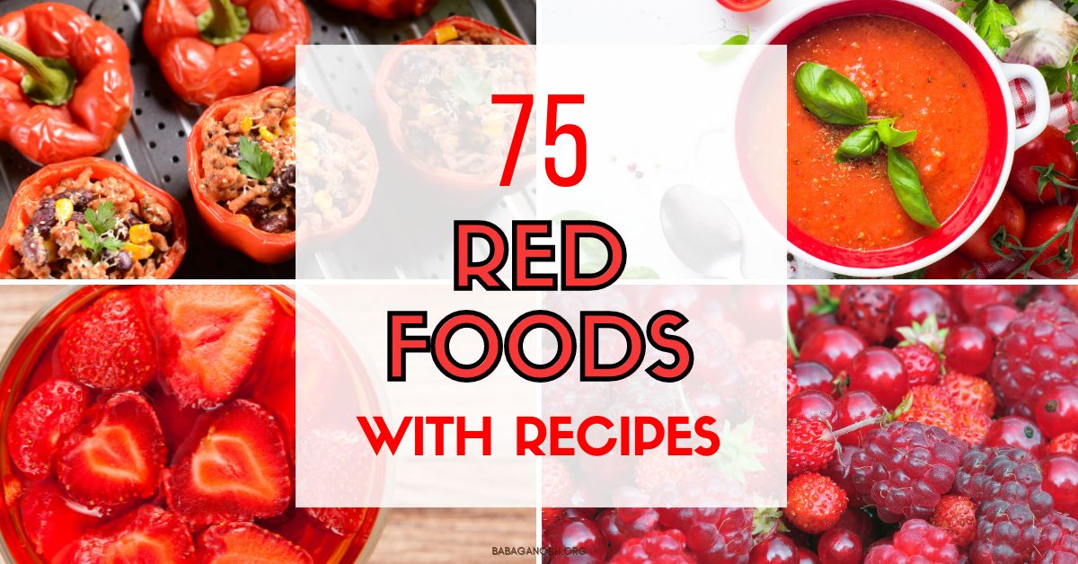 75 Red Foods and Drinks With Recipes! | Babaganosh