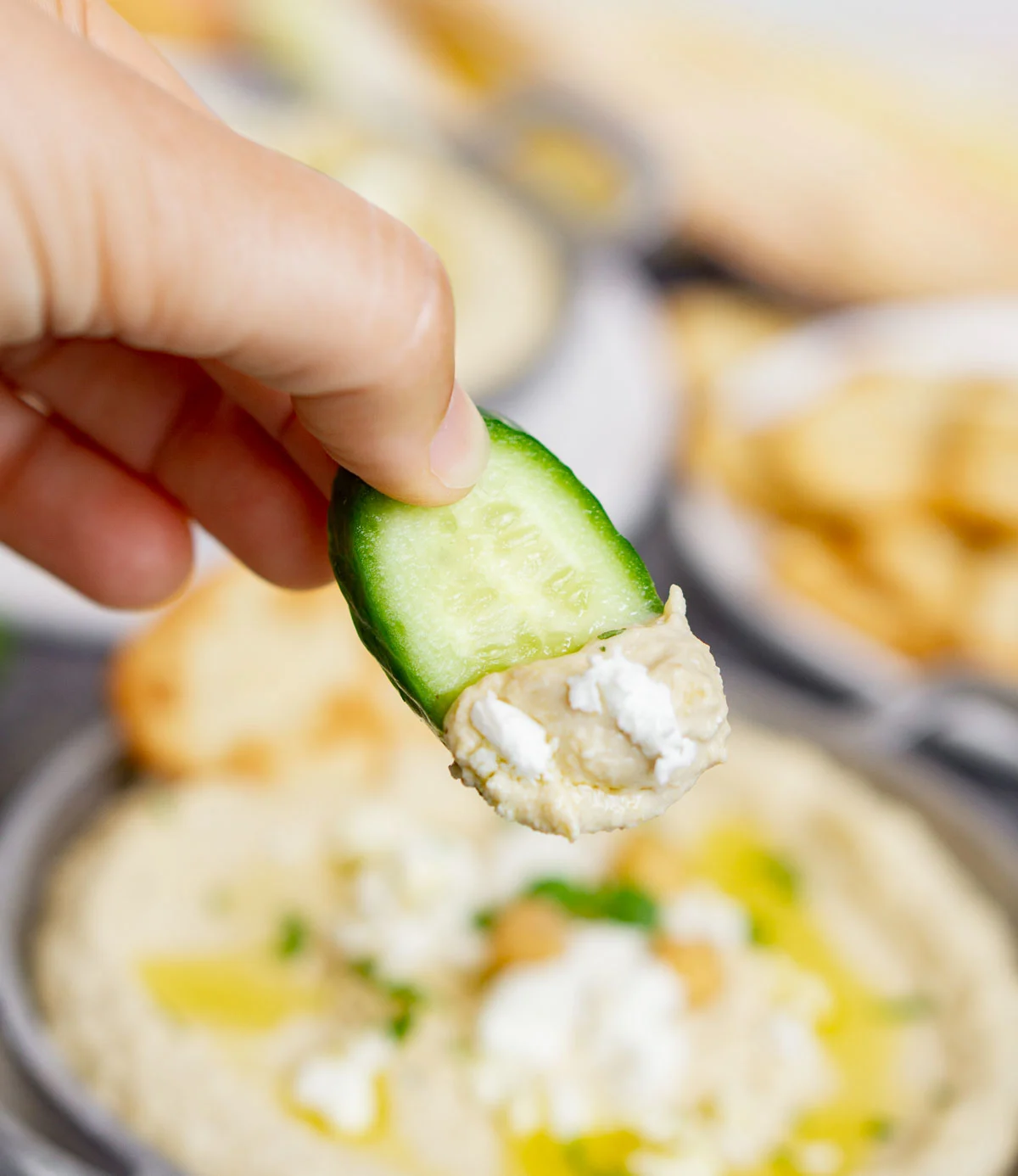 Feta Hummus | Babaganosh