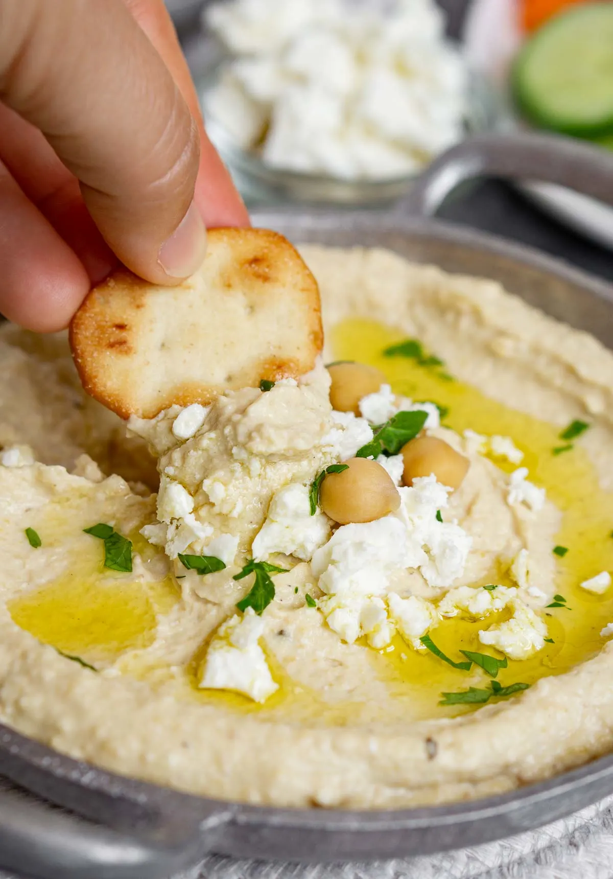 Feta Hummus | Babaganosh