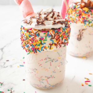Birthday Cake Milkshakes | Babaganosh