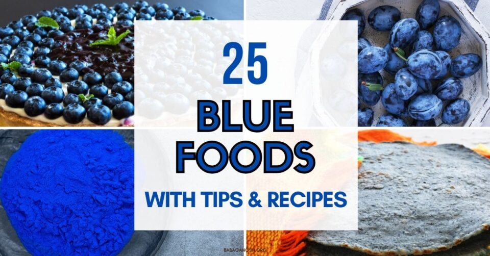25 Blue Foods and Drinks | Babaganosh
