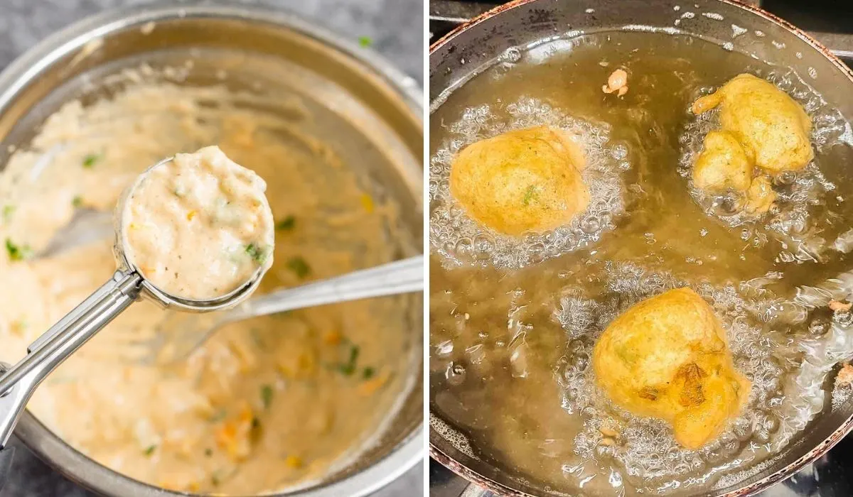 Cucumber Blossom Fritters with Dipping Sauce | Babaganosh