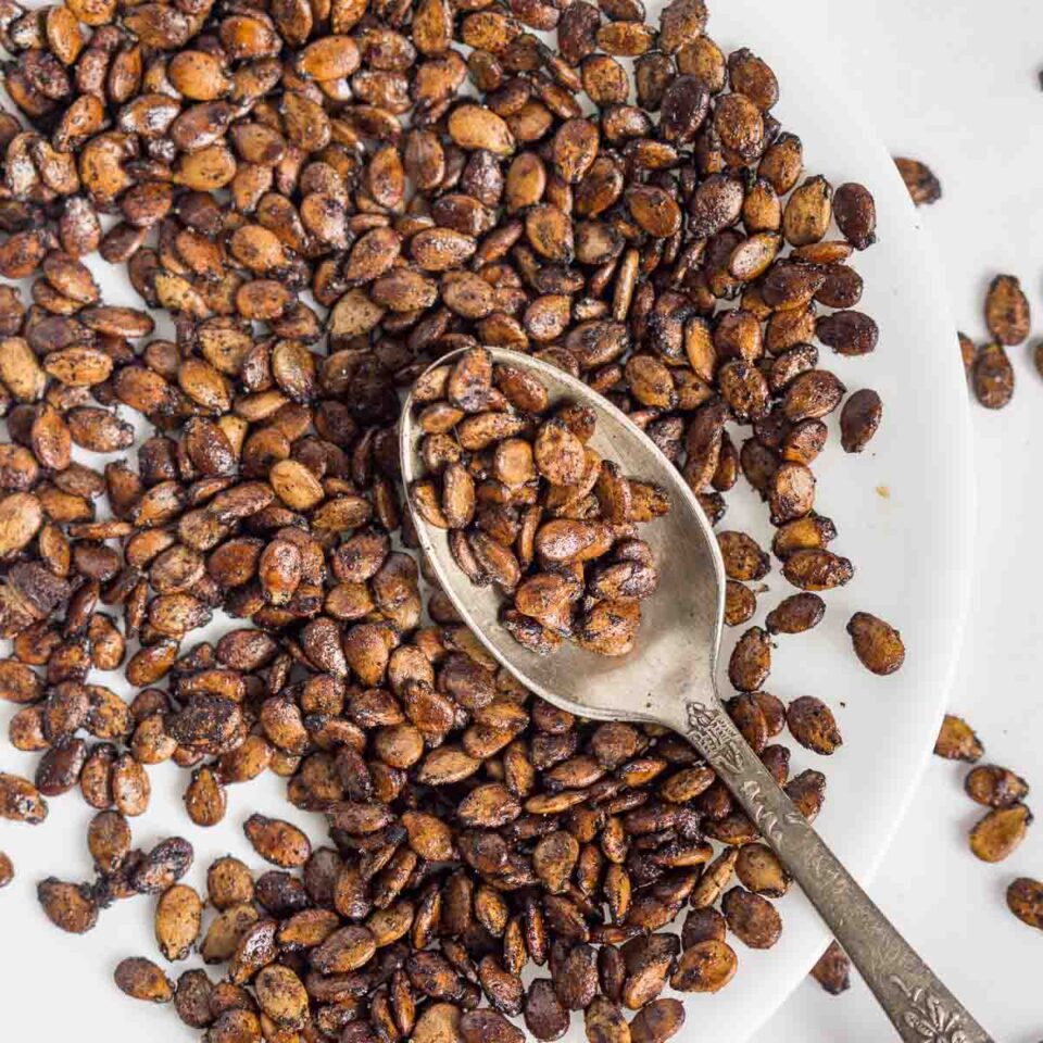 Chili Lime Roasted Watermelon Seeds | Babaganosh