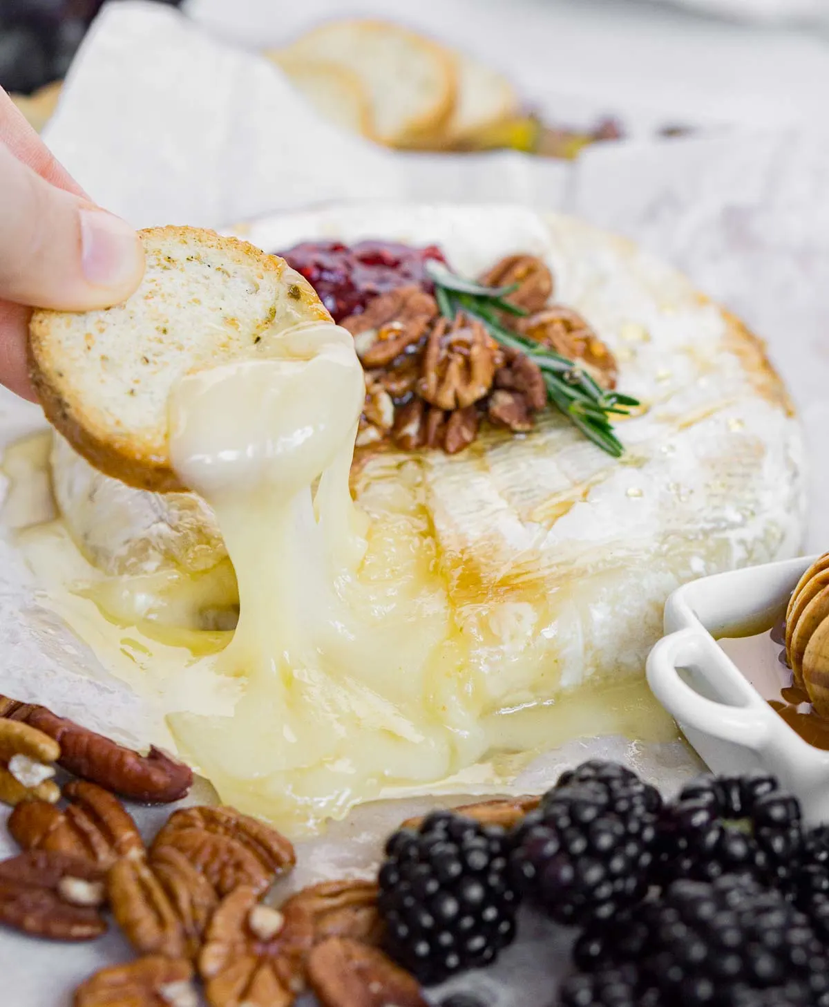 Air Fryer Brie (8 Minute Appetizer) | Babaganosh