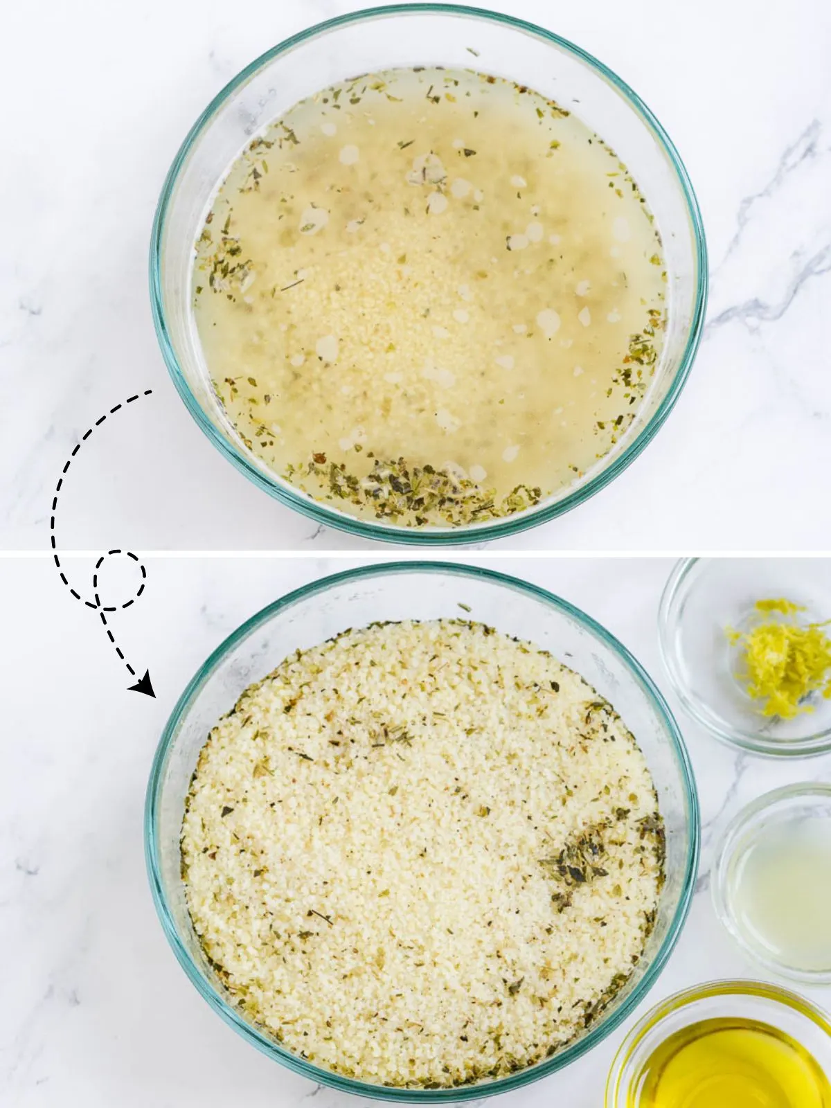 Couscous Halloumi Salad | Babaganosh