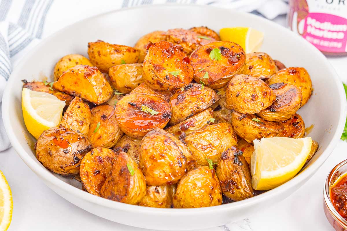 Harissa Potatoes | Babaganosh