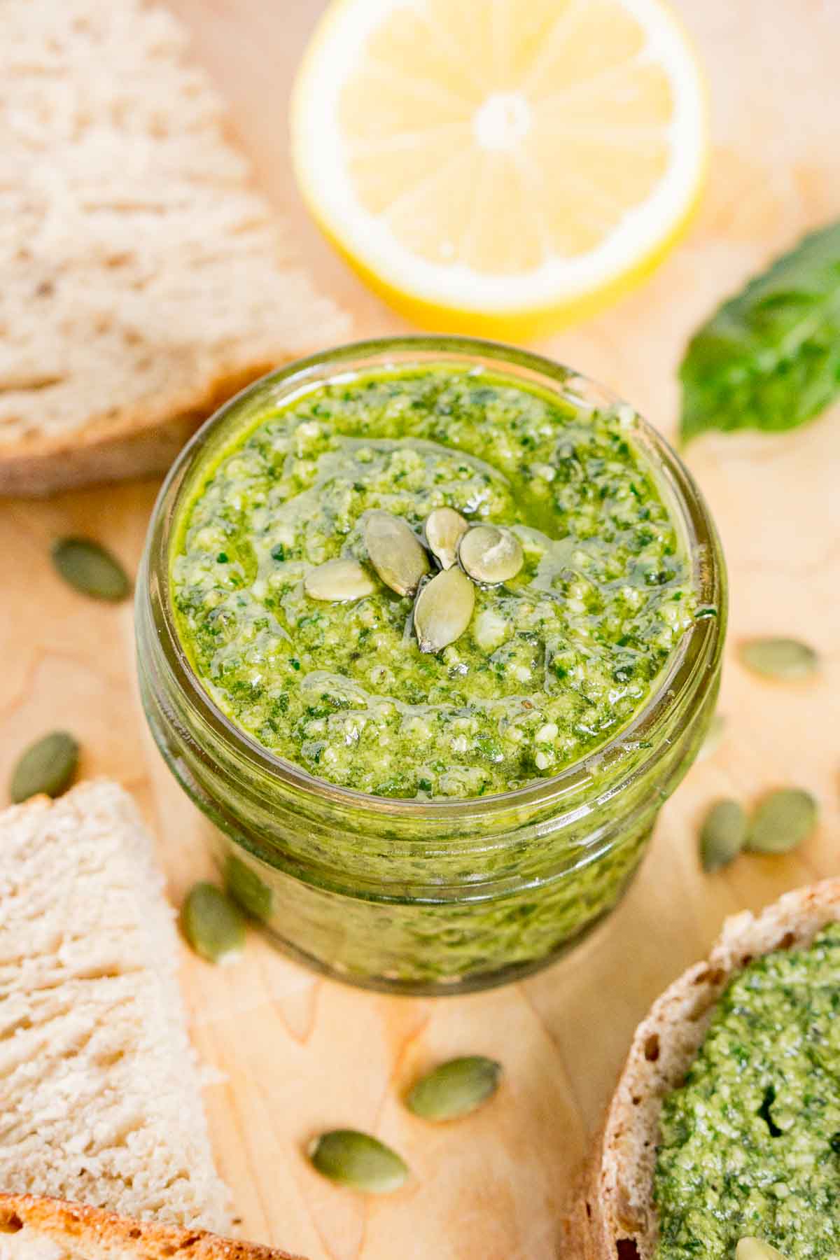 Pepitas Pesto (Pumpkin Seed Pesto) | Babaganosh