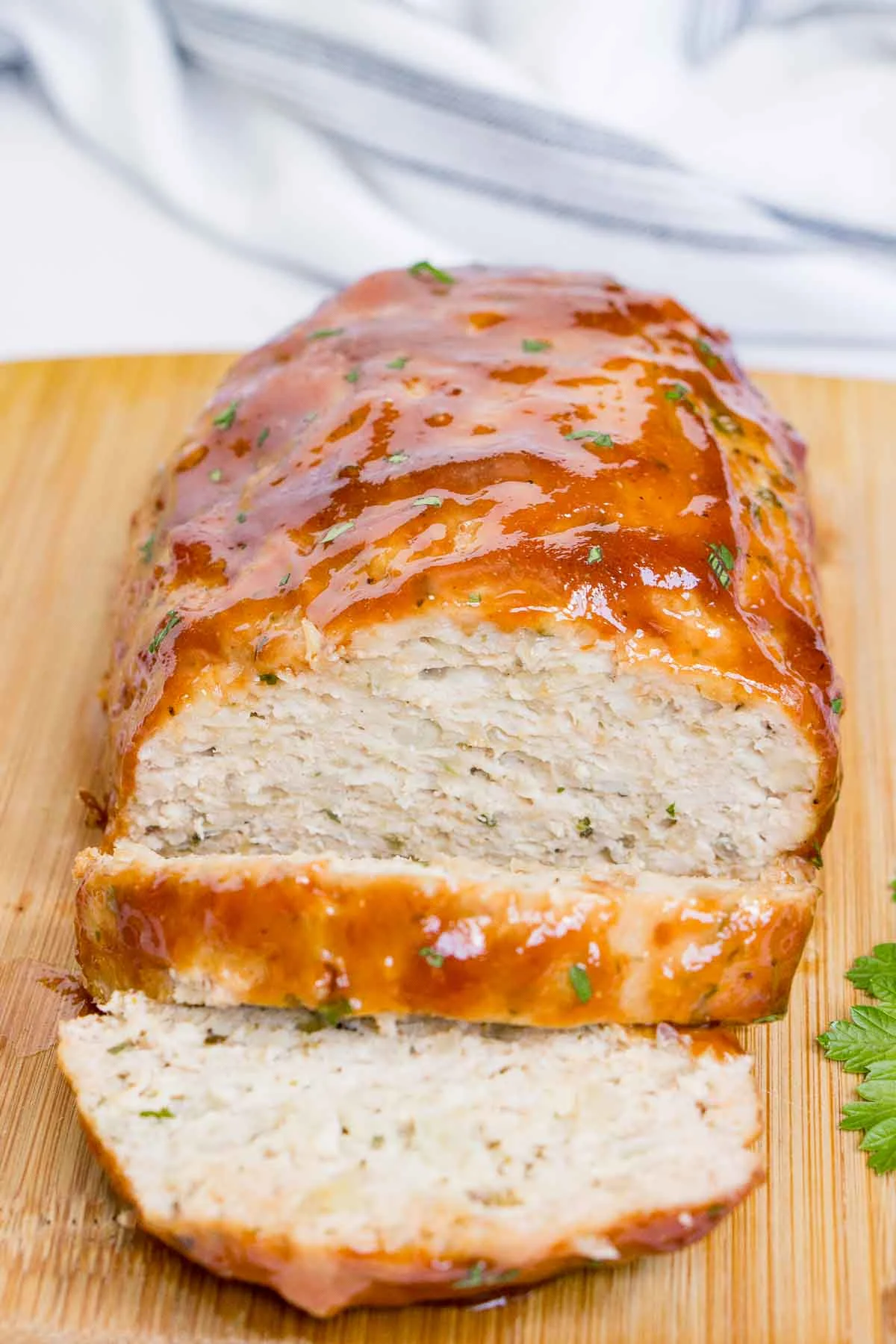 Chicken Meatloaf With Glaze | Babaganosh