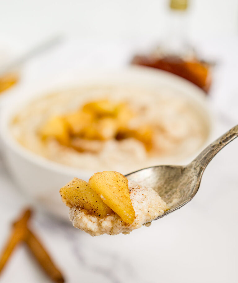 Millet Porridge with Caramelized Apples | Babaganosh