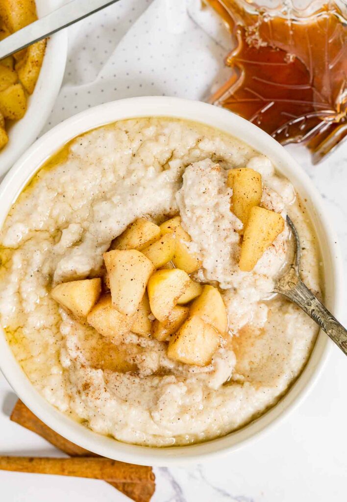 Millet Porridge with Caramelized Apples | Babaganosh