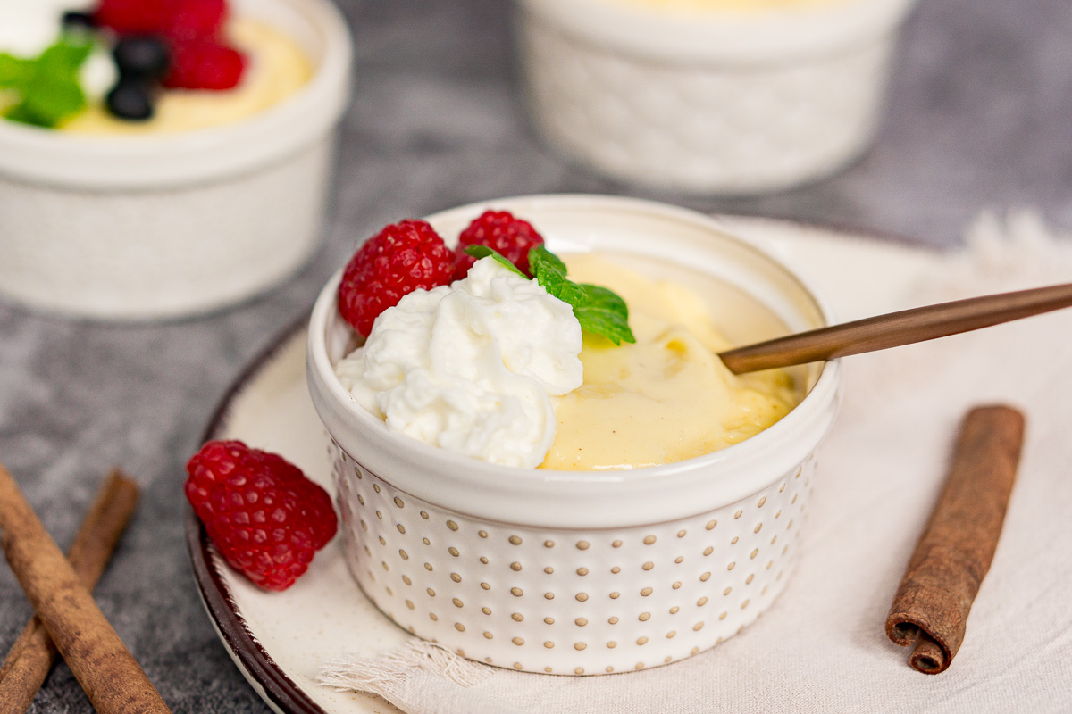 Eggnog Custard (No-Bake!) | Babaganosh