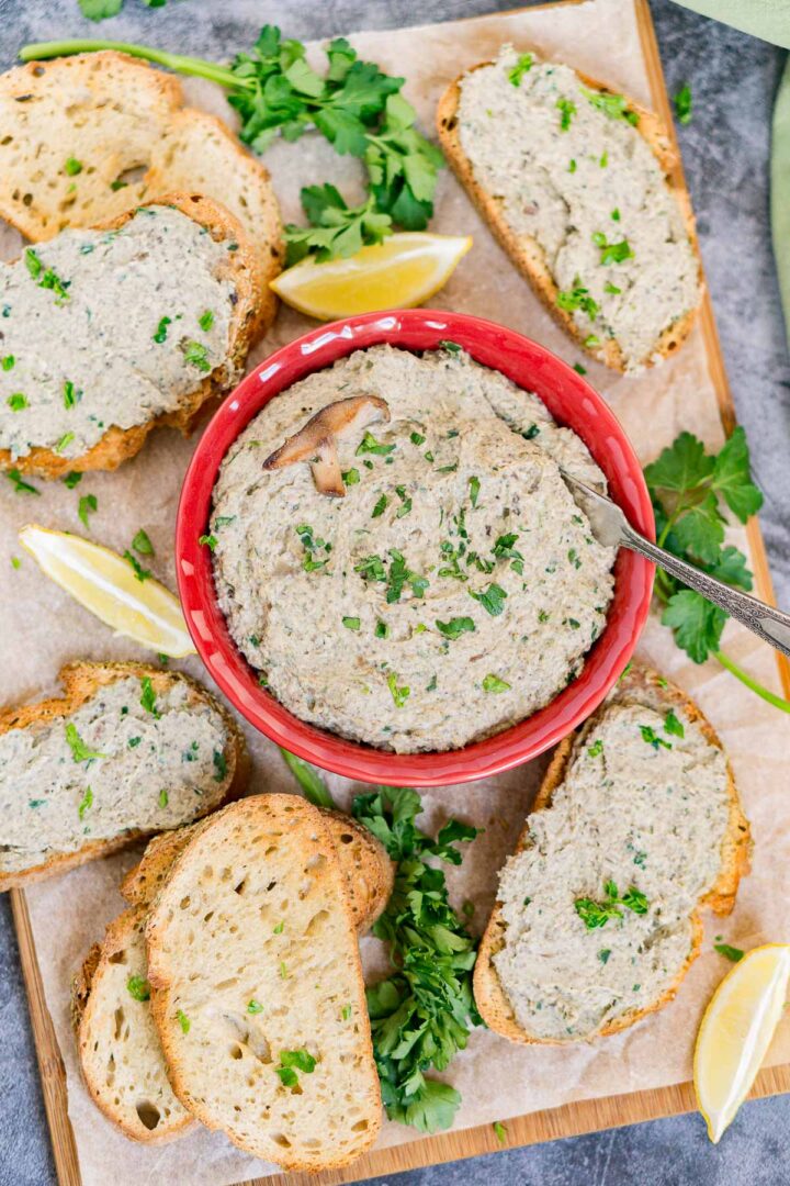 Mushroom Pâté (Easy Vegetarian Pate) | Babaganosh